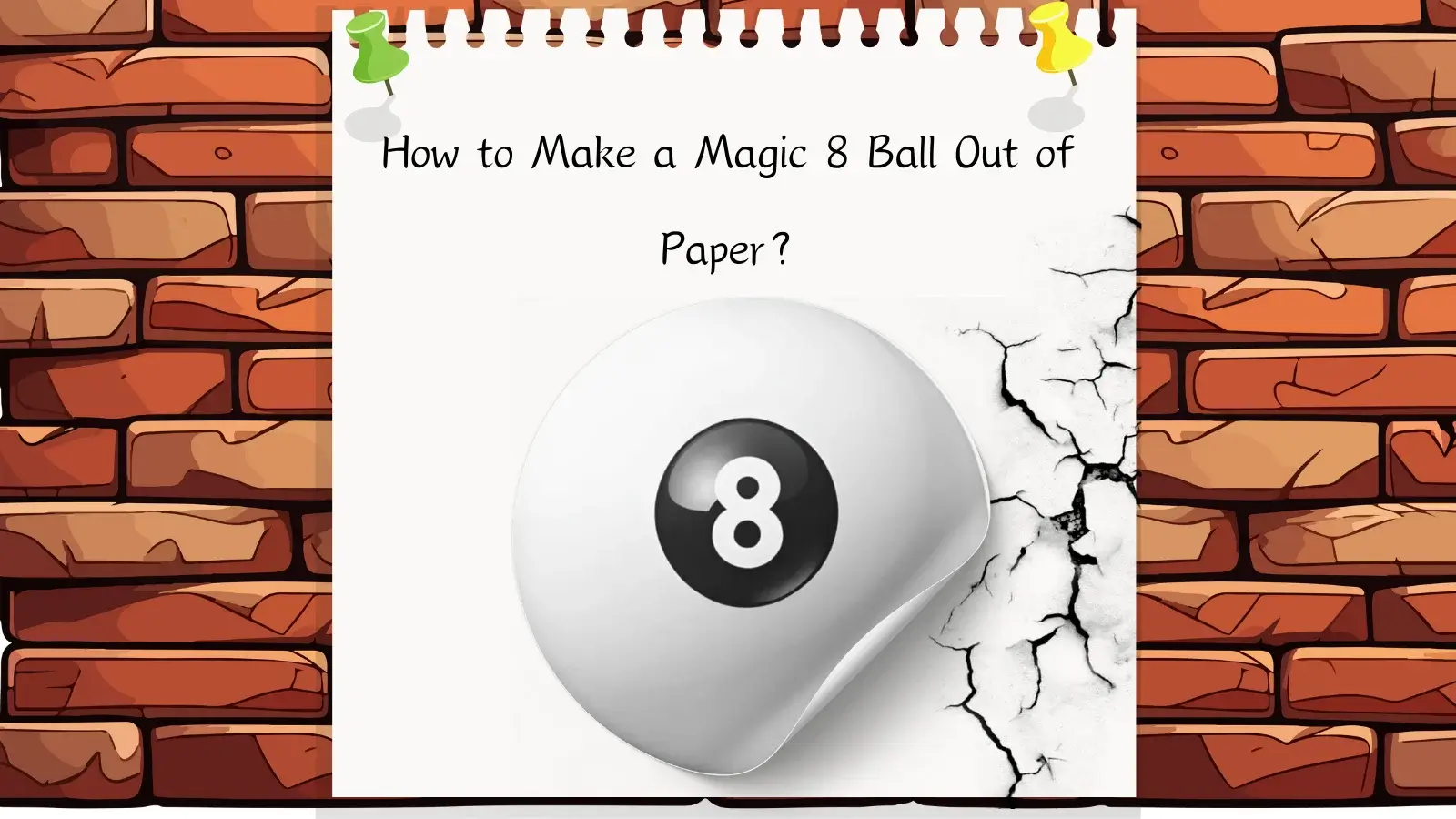 How to Make a Magic 8 Ball Out of Paper?